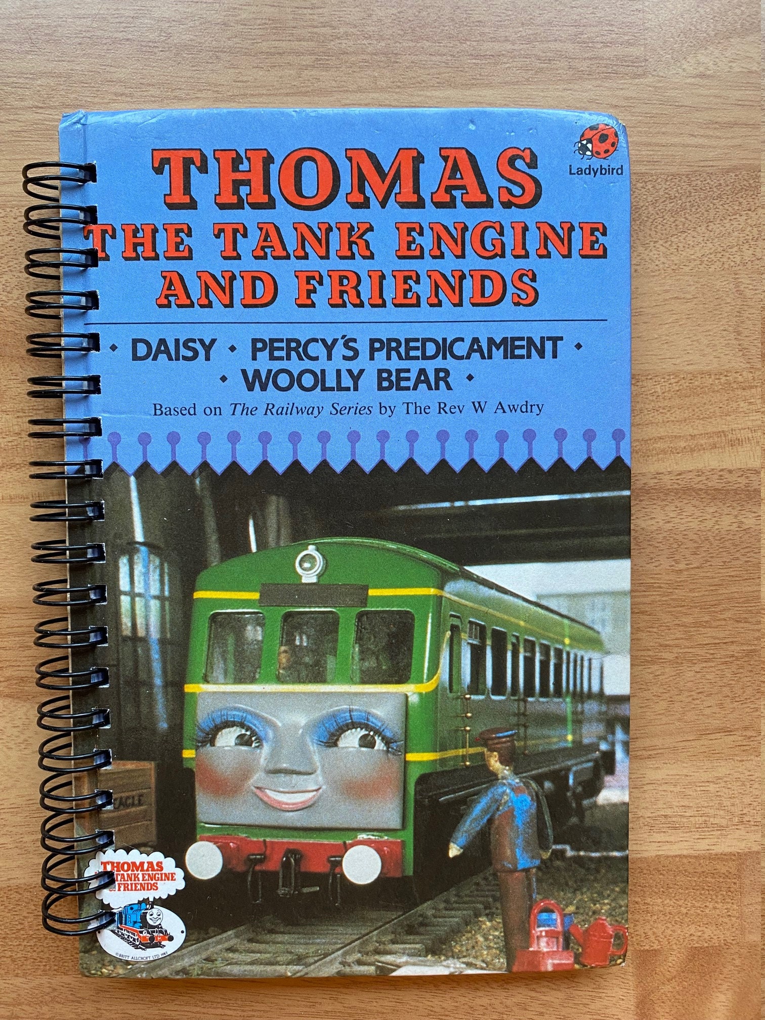 Thomas the Tank Engine Retro Altered/upcycled Notebooks - Etsy UK