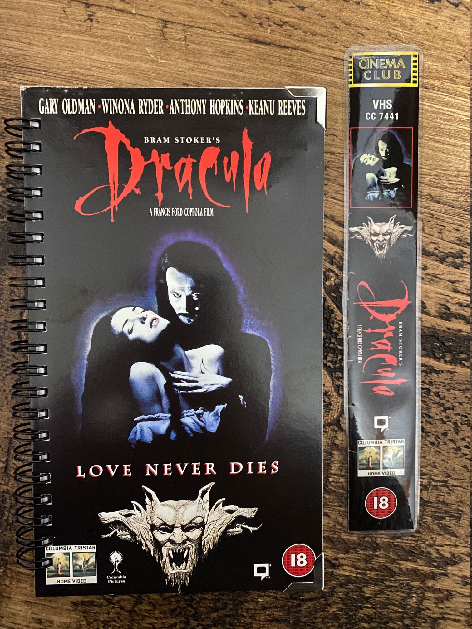 Retro Horror VHS Retro Altered/Upcycled Notebooks Gifts for | Etsy