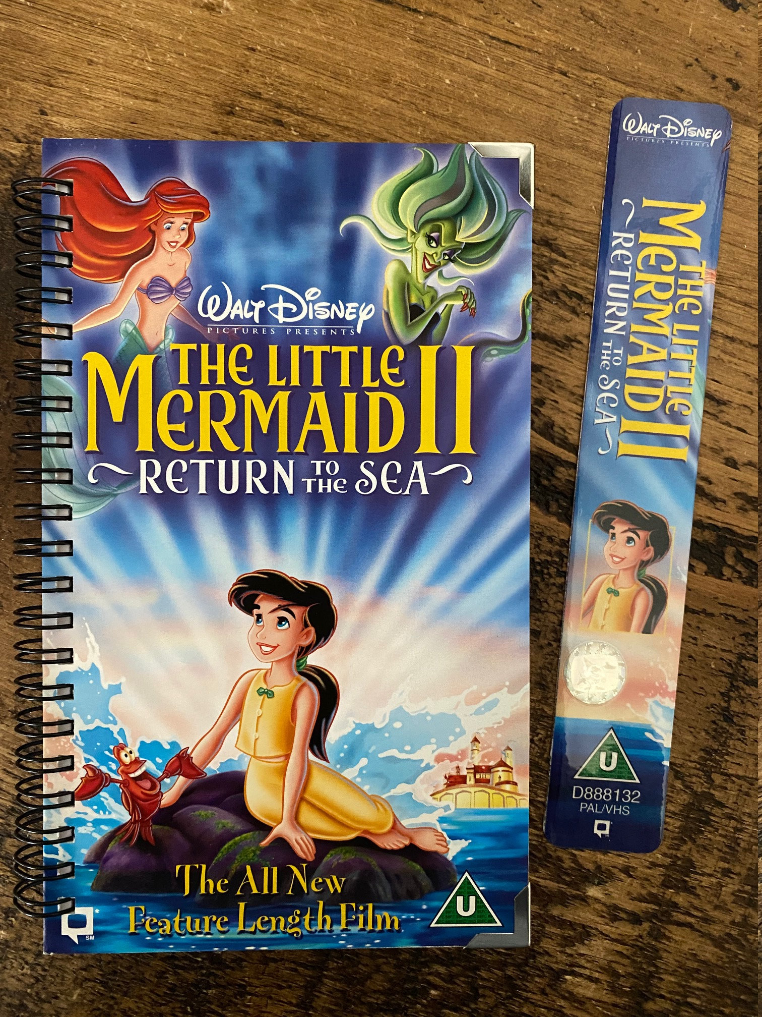 Disney Sequels VHS Retro Altered/upcycled Notebooks Gifts - Etsy UK