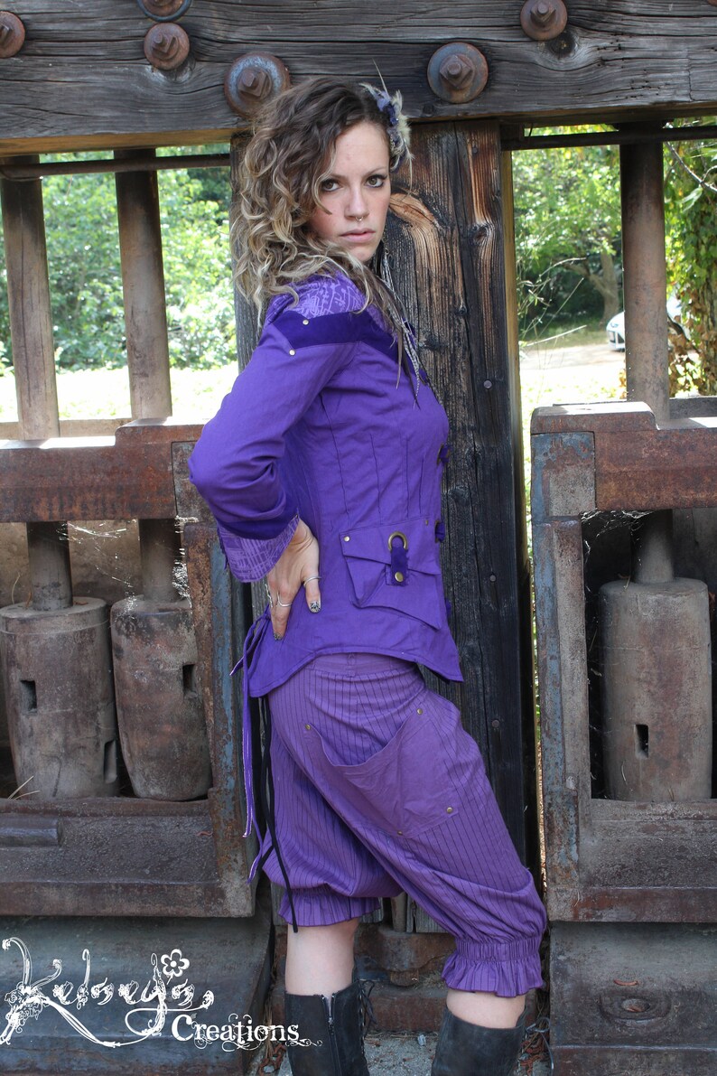 Womens Jacket Purple Steampunk Festival Jacket for Her - Etsy