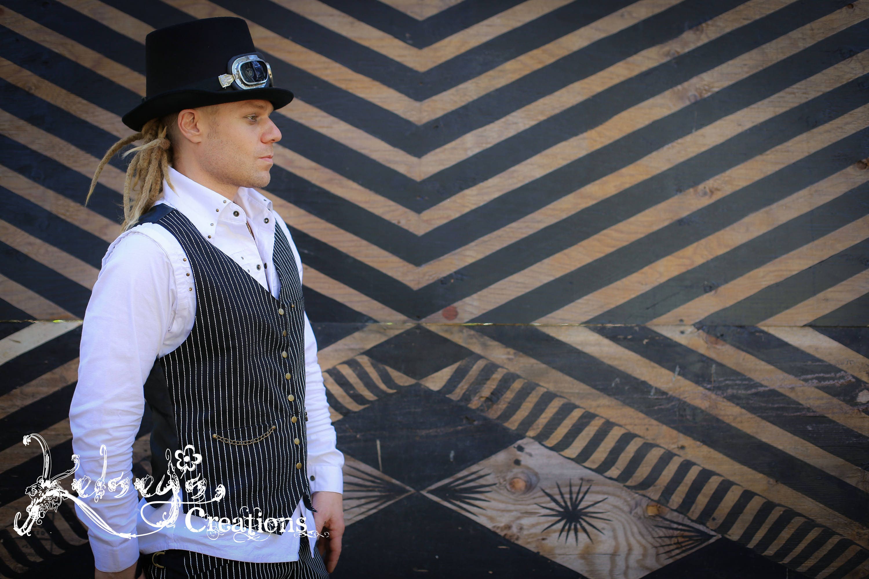 Mens Pinstriped Vest: Steampunk Victorian Dapper Clothing - Etsy