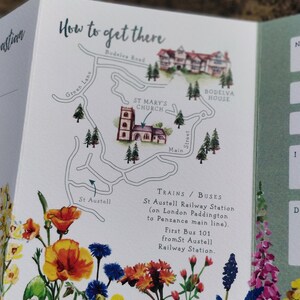 Paper Willow Stationery Upgrade Illustrated Maps Venue | Etsy UK
