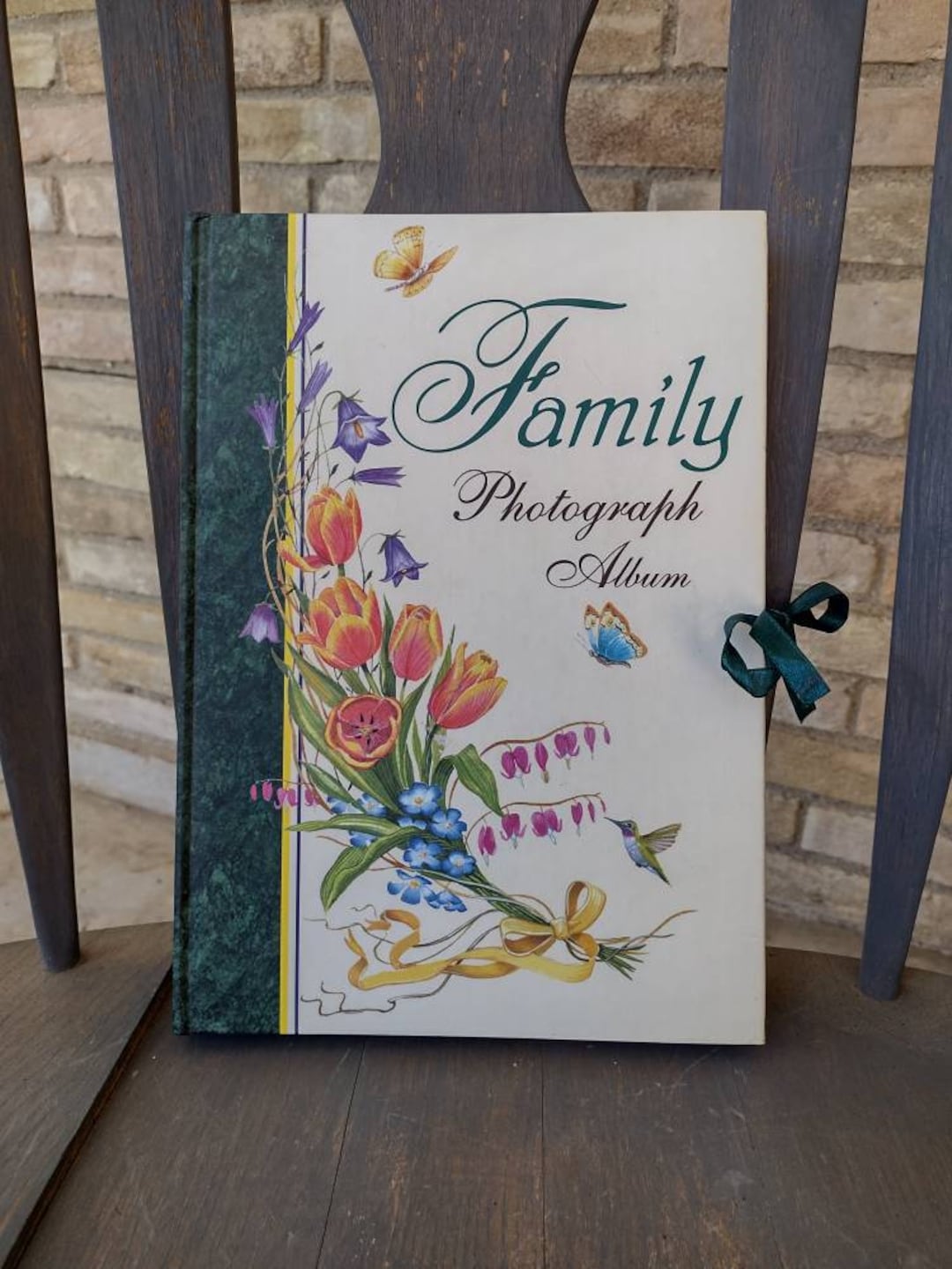 Family Floral Photo Album. Flower Photo Album. Vintage Phot Album ...
