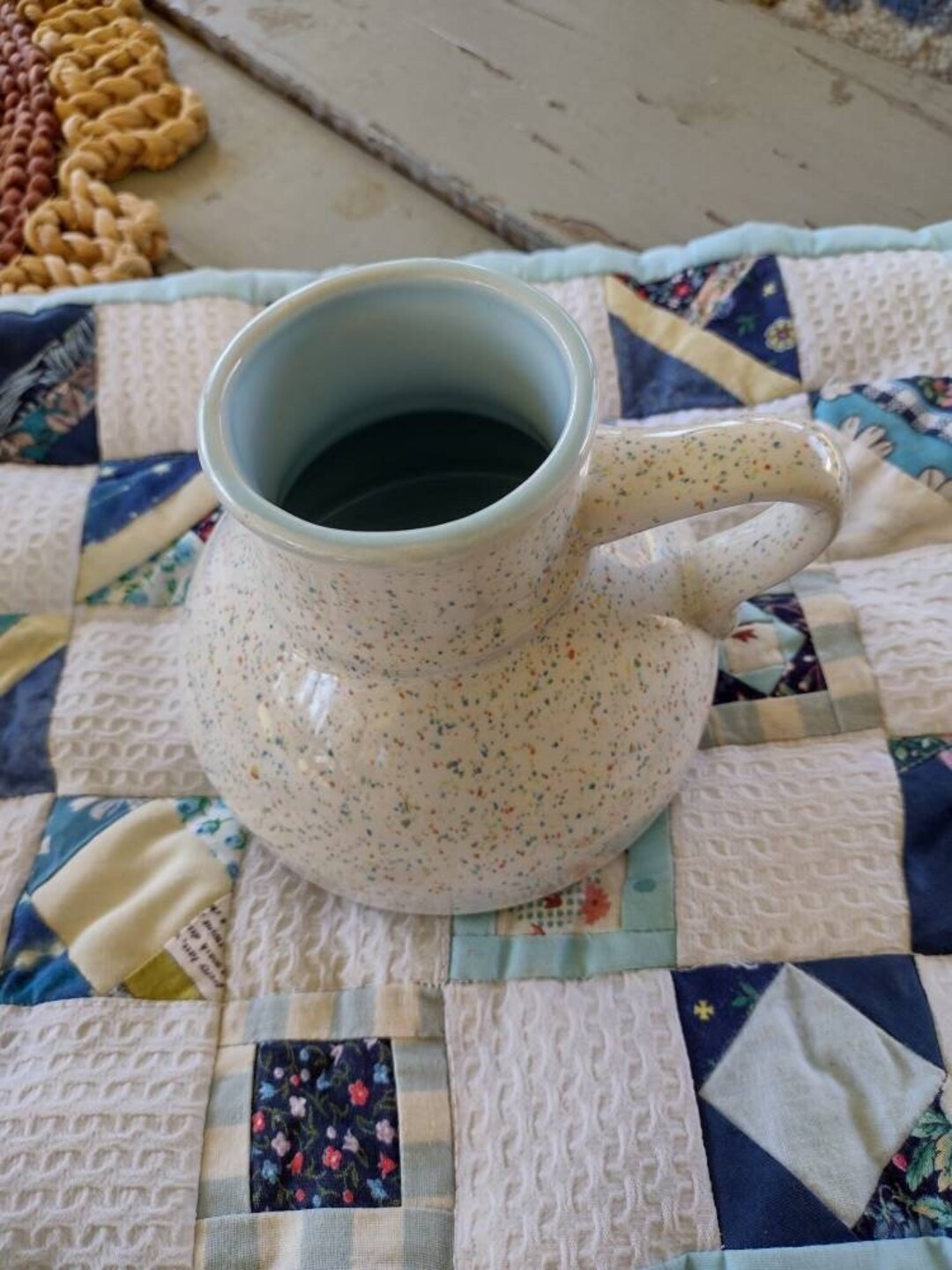 Pastel Travel Mug. Dotty Travel Mug. Pastel Blue Mug. Travel Mug With ...