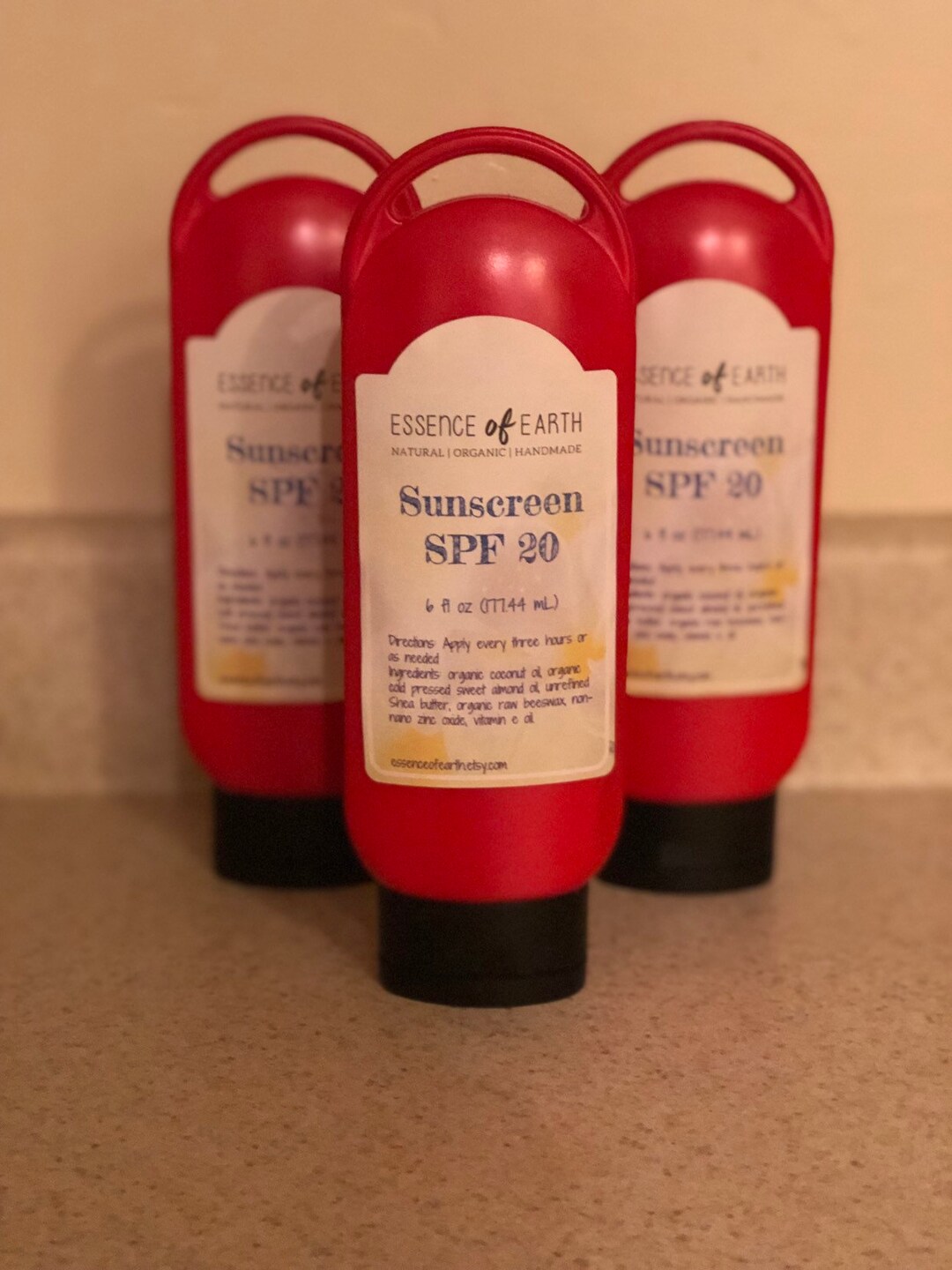 Handmade Sunscreen SPF 20 - Etsy