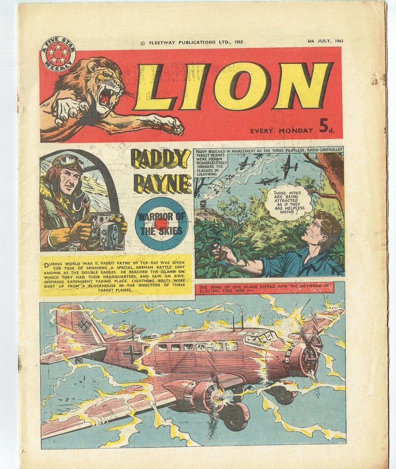 Original Art, 2 Pages, Captain Condor 1963 Very Large Pages 21 X 16 ...