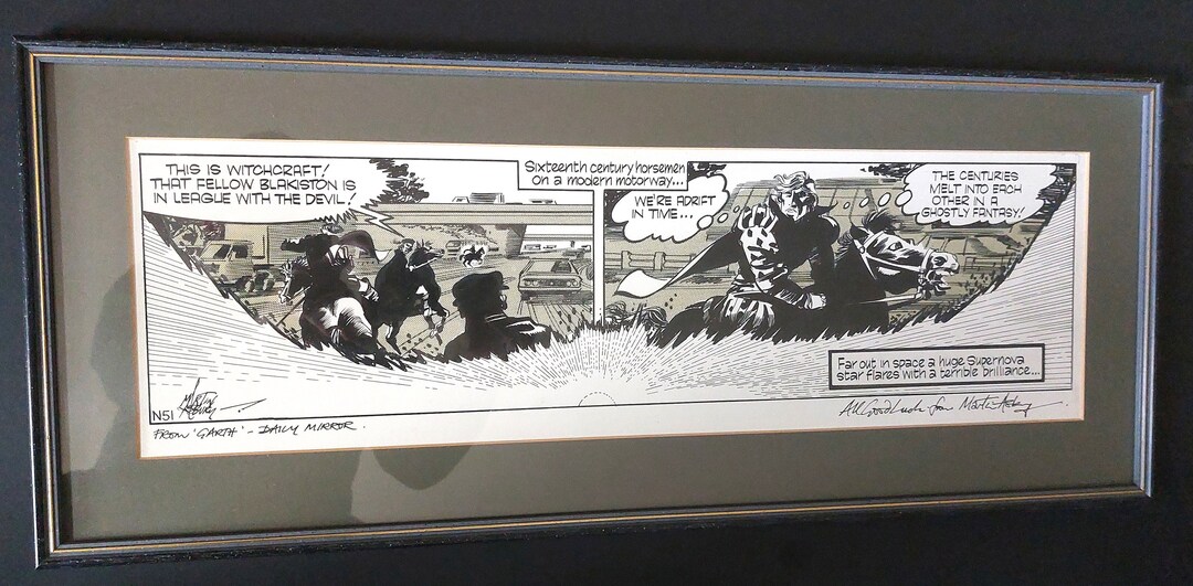 Garth Comic Strip Artwork 1979 'voyage Into Time' - Etsy