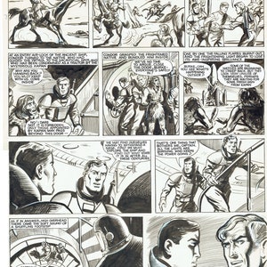 Original Art 2 Pages Captain Condor 1963 Very Large Pages - Etsy