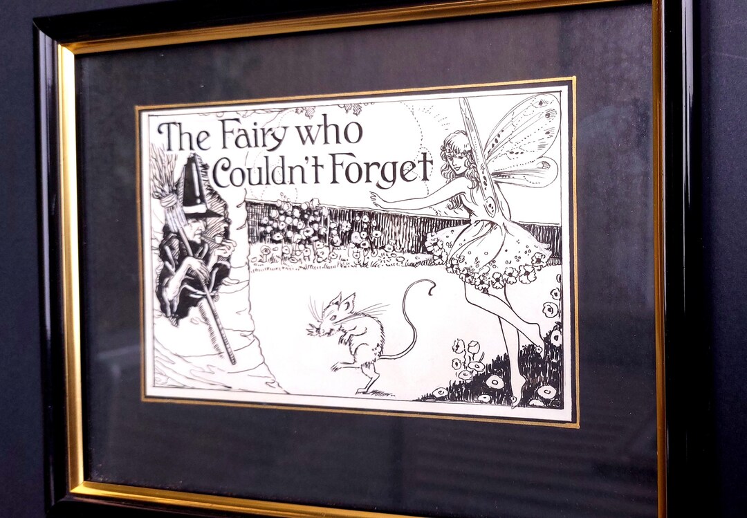 Original Artwork, 1925, Pen and Ink, Published in Children's Book, G.B ...