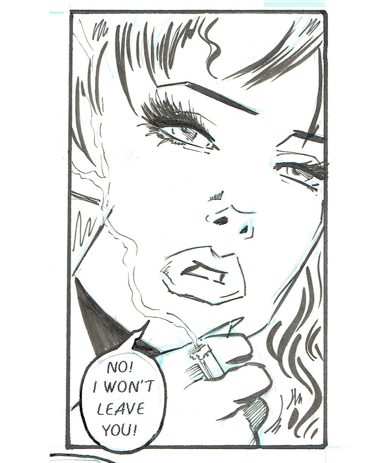 Avenue X 5 Comic Art Pages 1994 Vampires Ink on Card Fauve Signed Comic ...