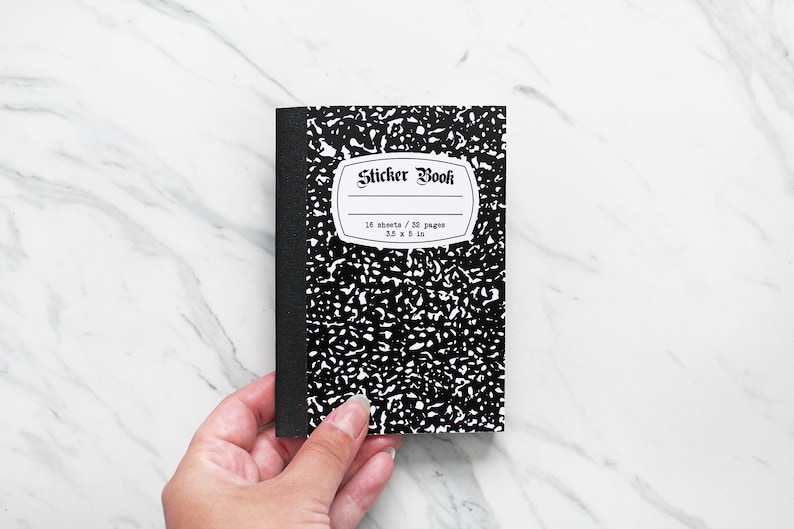 Composition Sticker Release Books - Pocket, A6, Personal, B6 Slim ...
