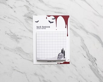 Vampire Sticky Notes - Etsy
