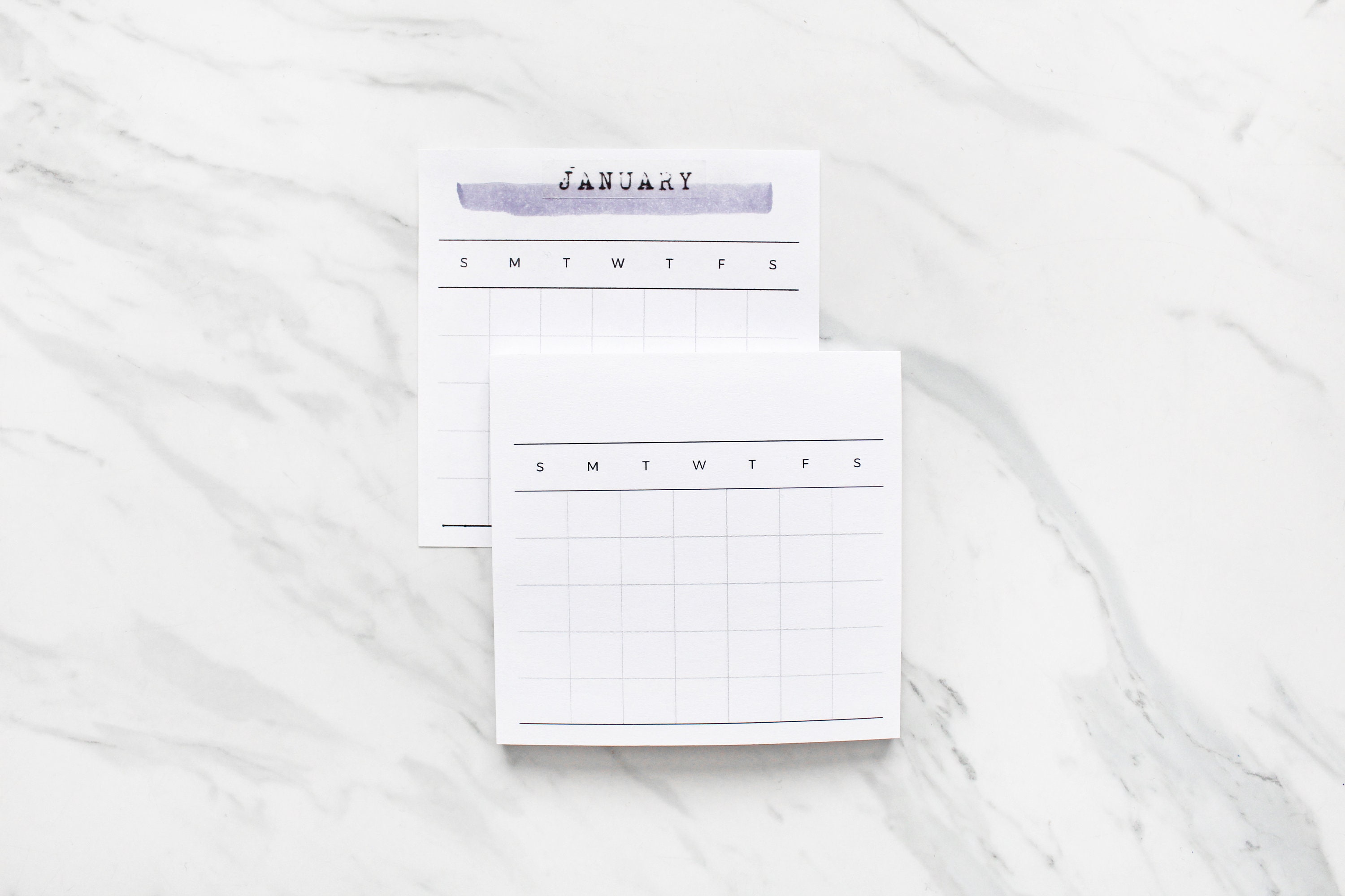 Month Calendar Sticky Notes - Etsy