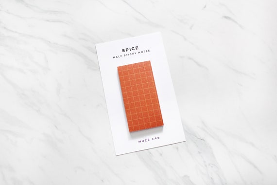 Spice Half Sheet Sticky Notes - Etsy