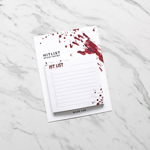 Sticky Notes 2 Bloody Handprints Horror Scary 3x3 - Etsy