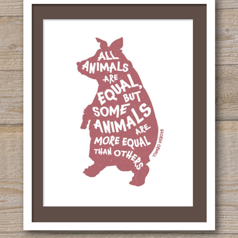 George Orwell Animal Farm Posters - Etsy