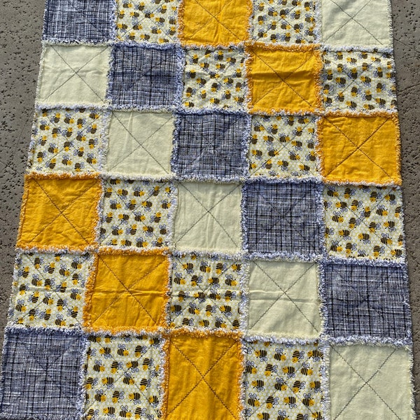 Rag Lap Quilt - Etsy