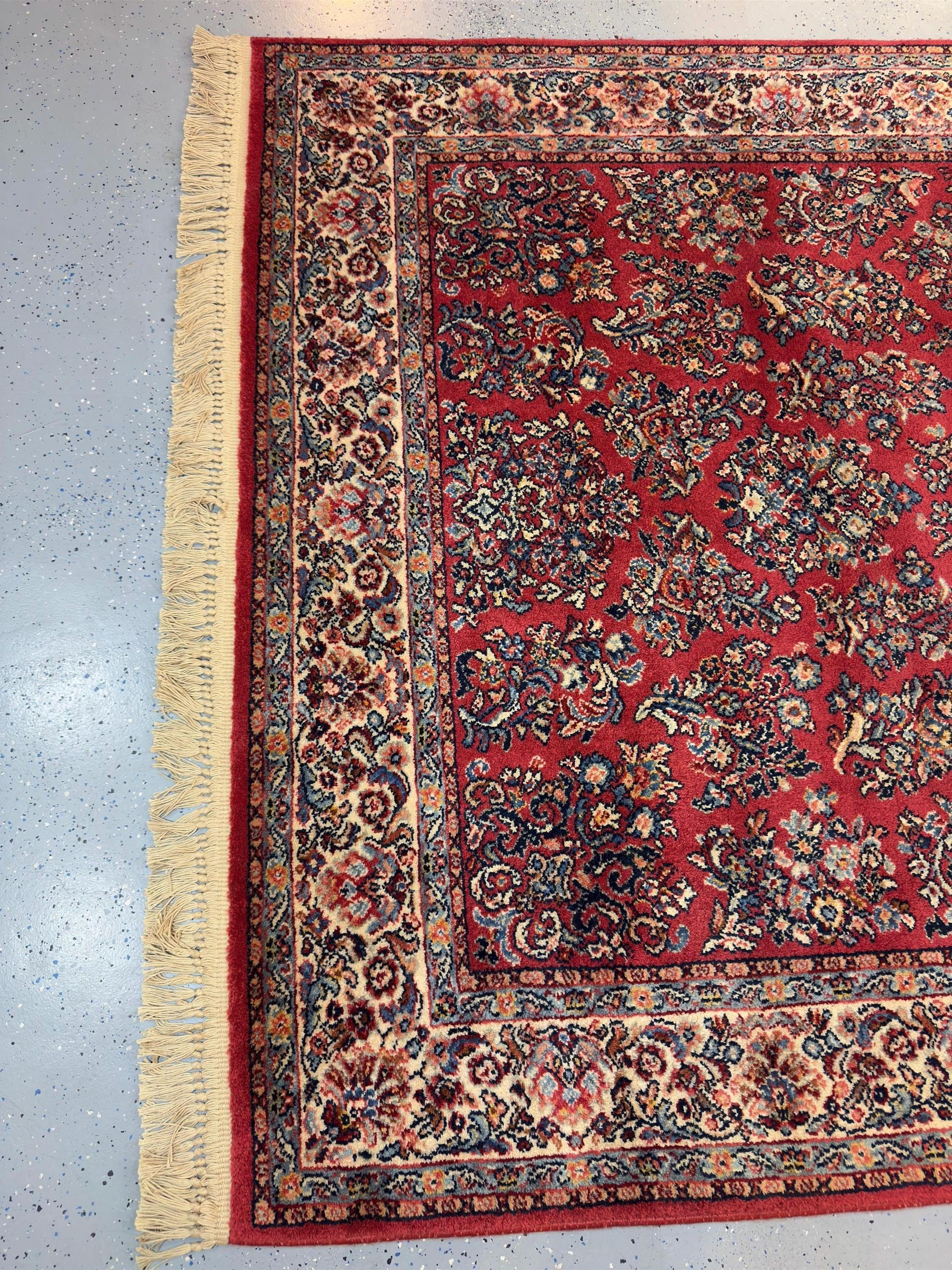 Original Collection Karastan Red Rug – 5.5x9 | Persian-inspired Wool ...