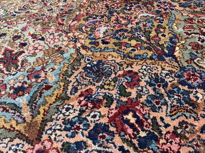 Large Karastan Wool Rug | Multi-color Kirman Design, 11.5 X 16 Ft - Etsy