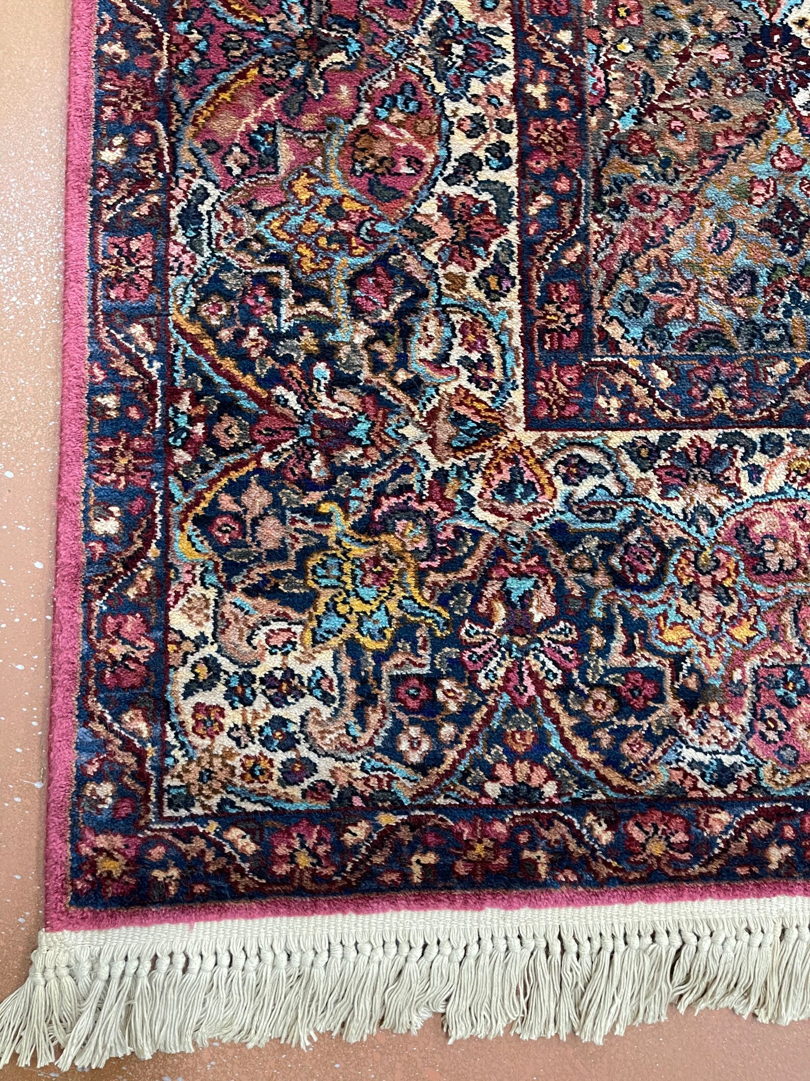 Multicolor Panel Kirman Rug by Karastan 717 Very Good Condition Carpet ...