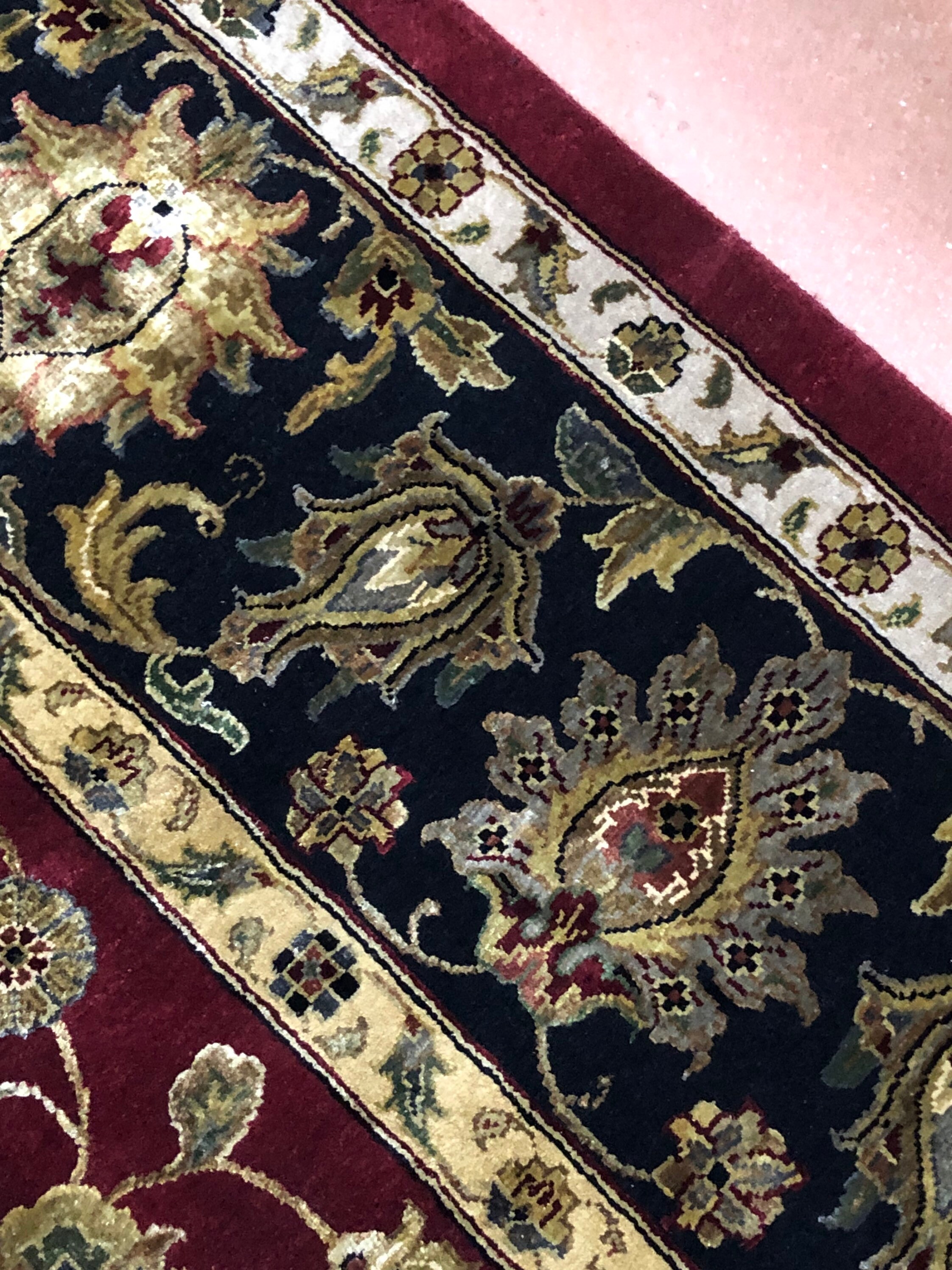 Wonderful Silk and Wool Kashan Pattern Rug Fine Soft Wool Nice and ...