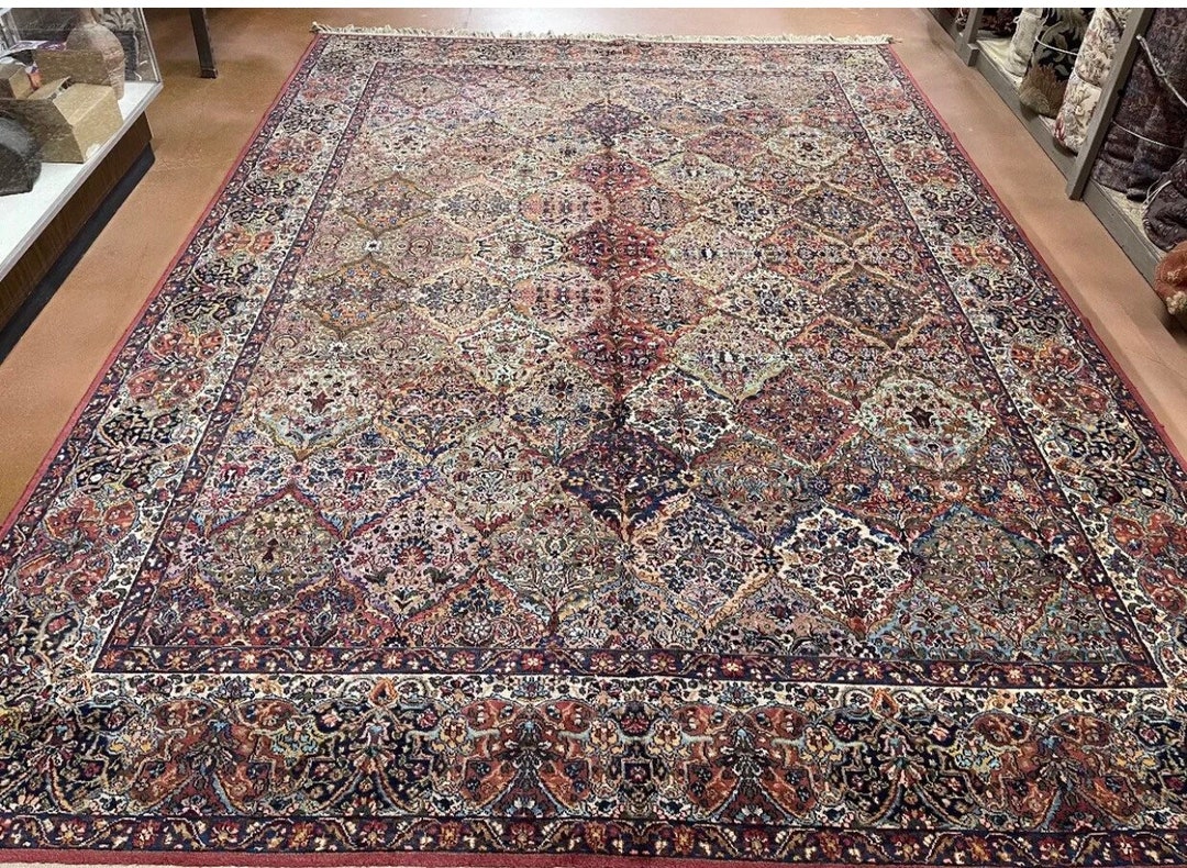 Rug Karastan Multi Color Panel Kirman Carpet Pattern 717 Excellent ... Rug Karastan Multi Color Panel Kirman Carpet Pattern 717 Excellent ...