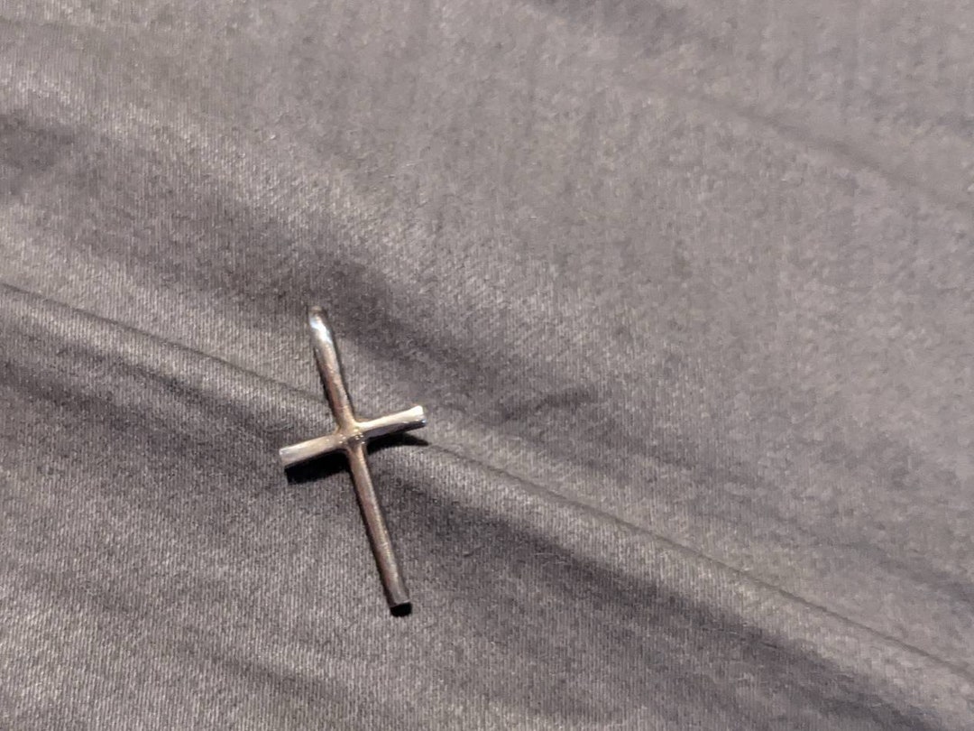 Simple Sterling Cross - Etsy