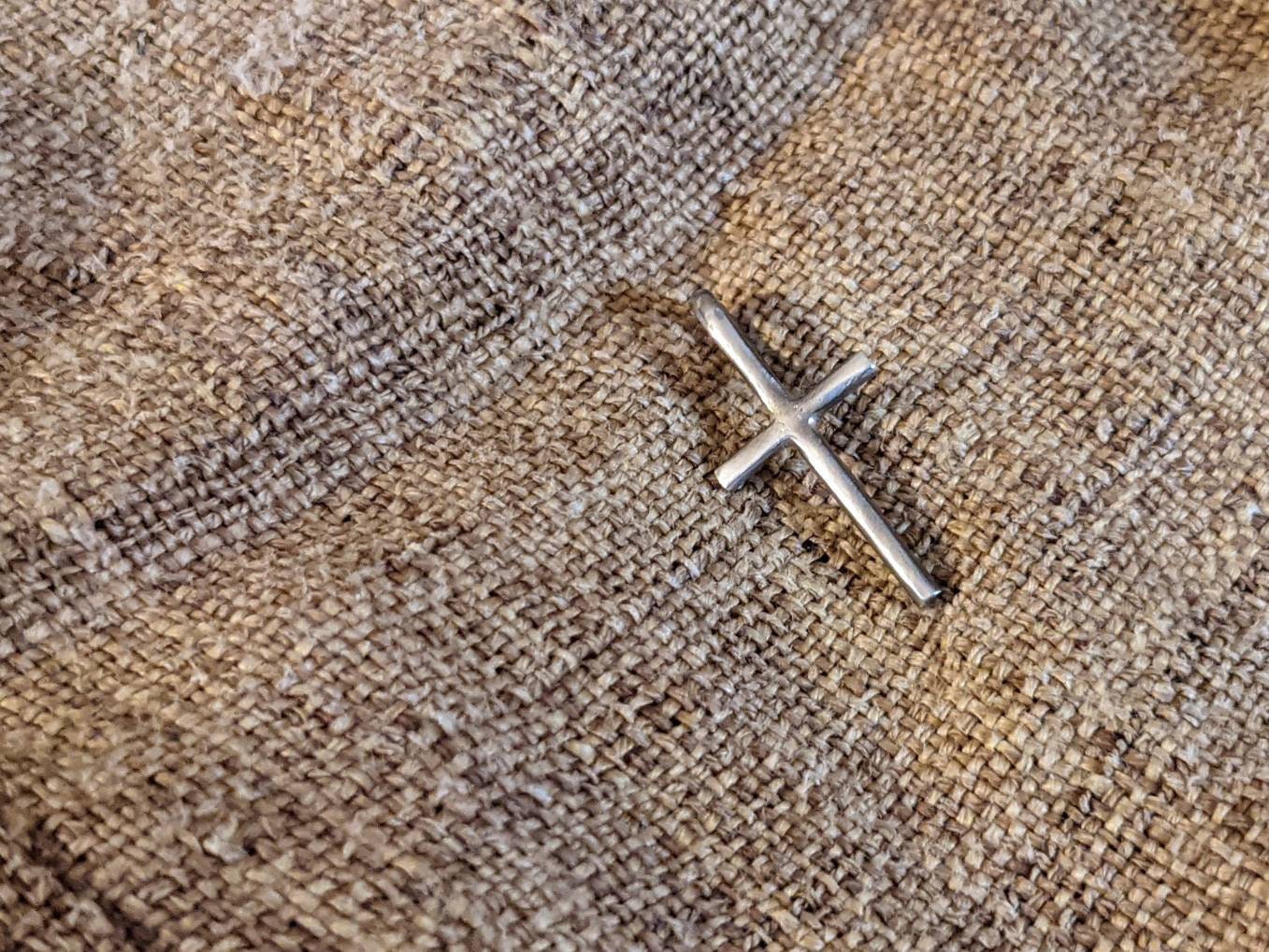 Simple Sterling Cross - Etsy