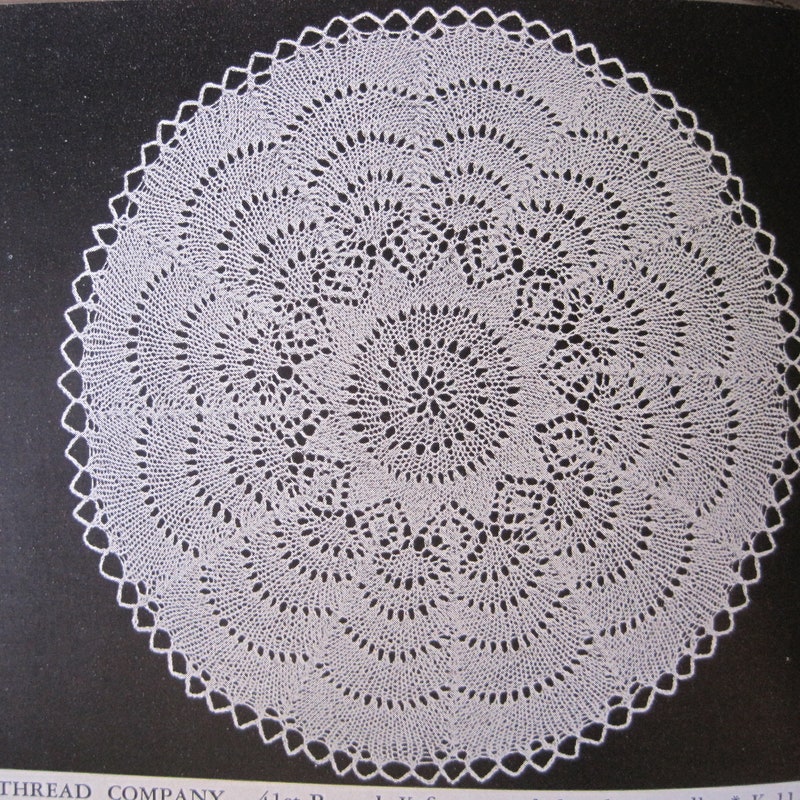 Knitted Doily - Etsy