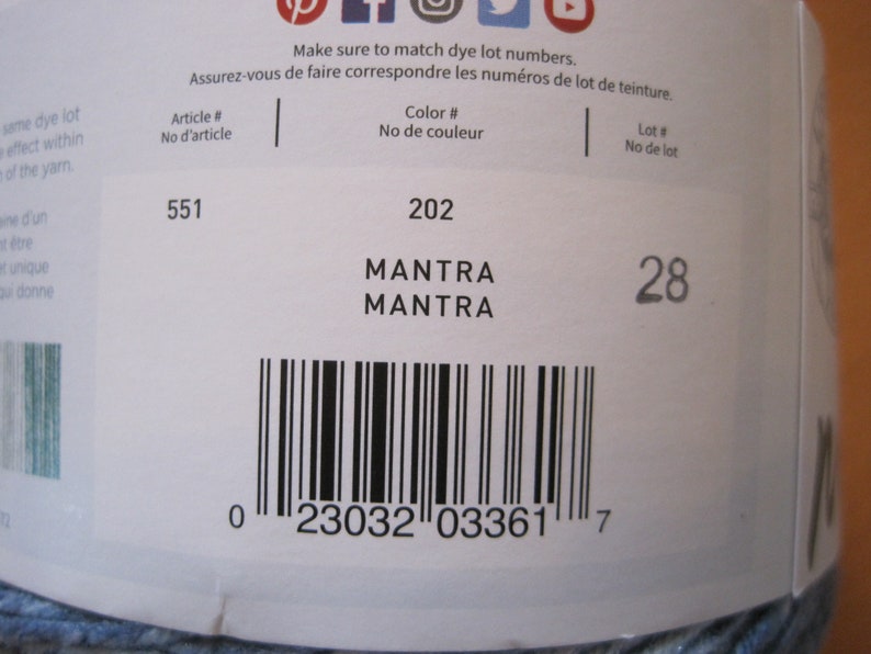 Mandala Ombre Yarn Lion Brand Mantra New and Unused - Etsy