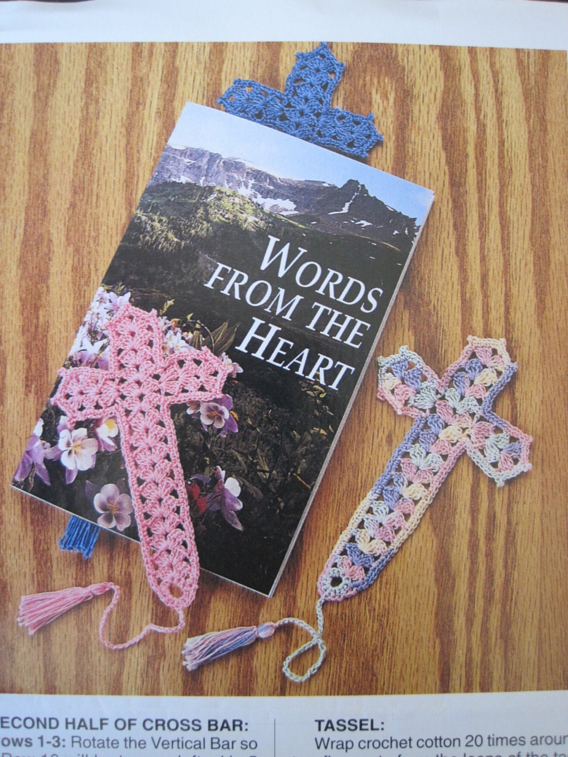 Crochet Pattern Cross Bookmark PDF Instant Download - Etsy