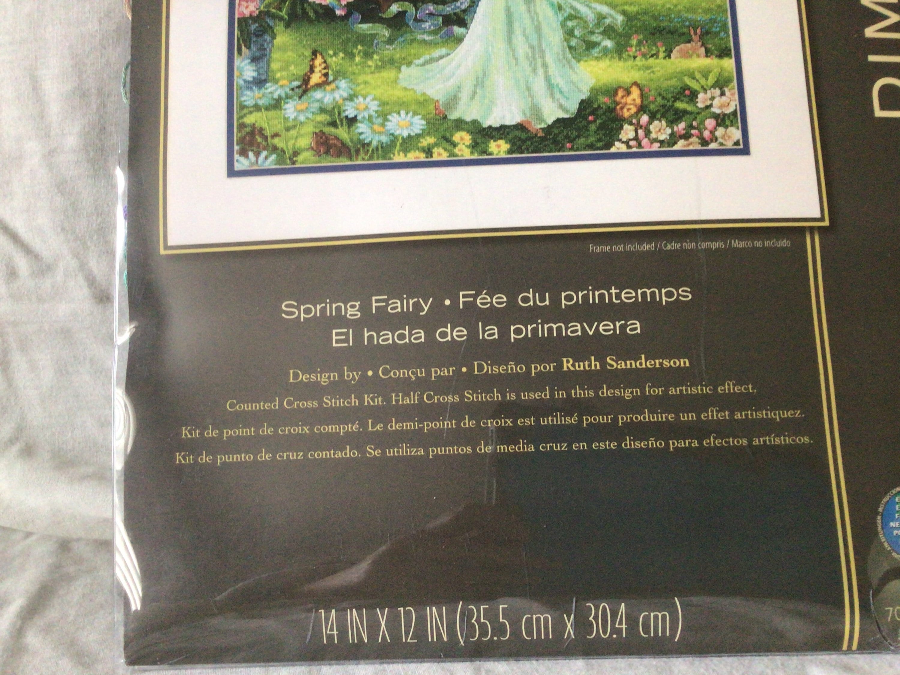 Counted Cross Stitch Kit Spring Fairy Dimensions Gold - Etsy