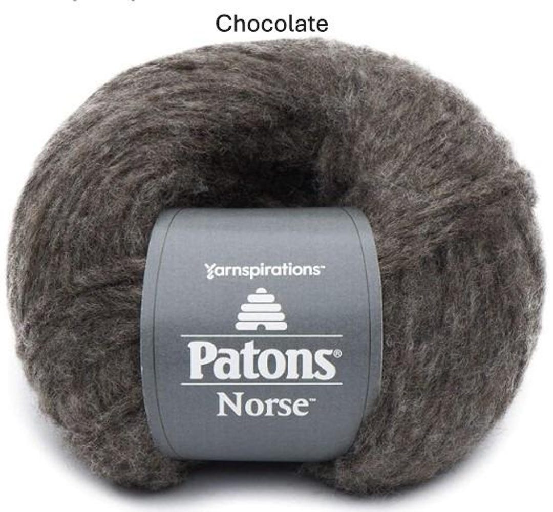 Patons Norse Yarn - 211yds - Super Bulky Wool Blend Yarn - New and ...