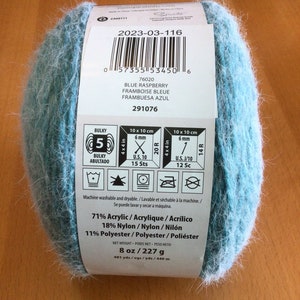 Caron Colorama Halo Yarn Blue Raspberry Discontinued New and Unused - Etsy