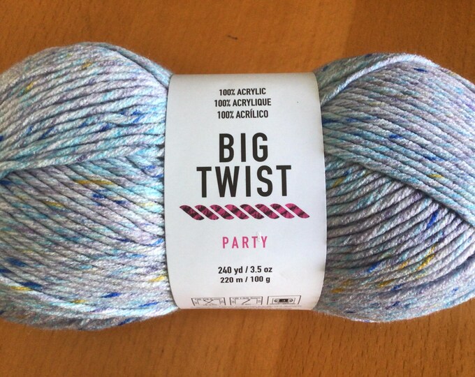 Party Yarn - Medium Weight Acrylic Yarn - by Big Twist - New and Unused ...