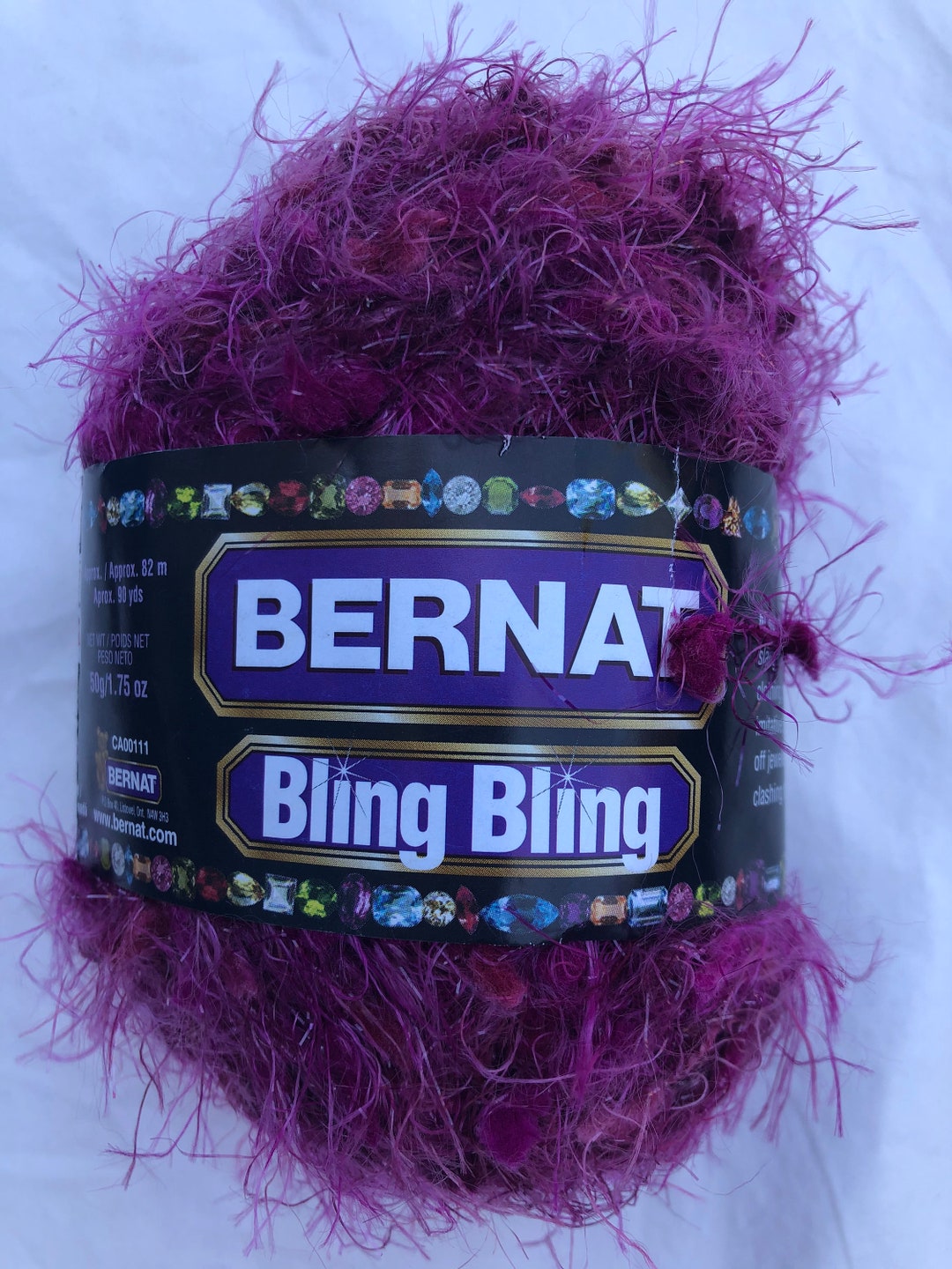 Bernat Bling Bling Yarn - Cabaret - New and Unused - Etsy