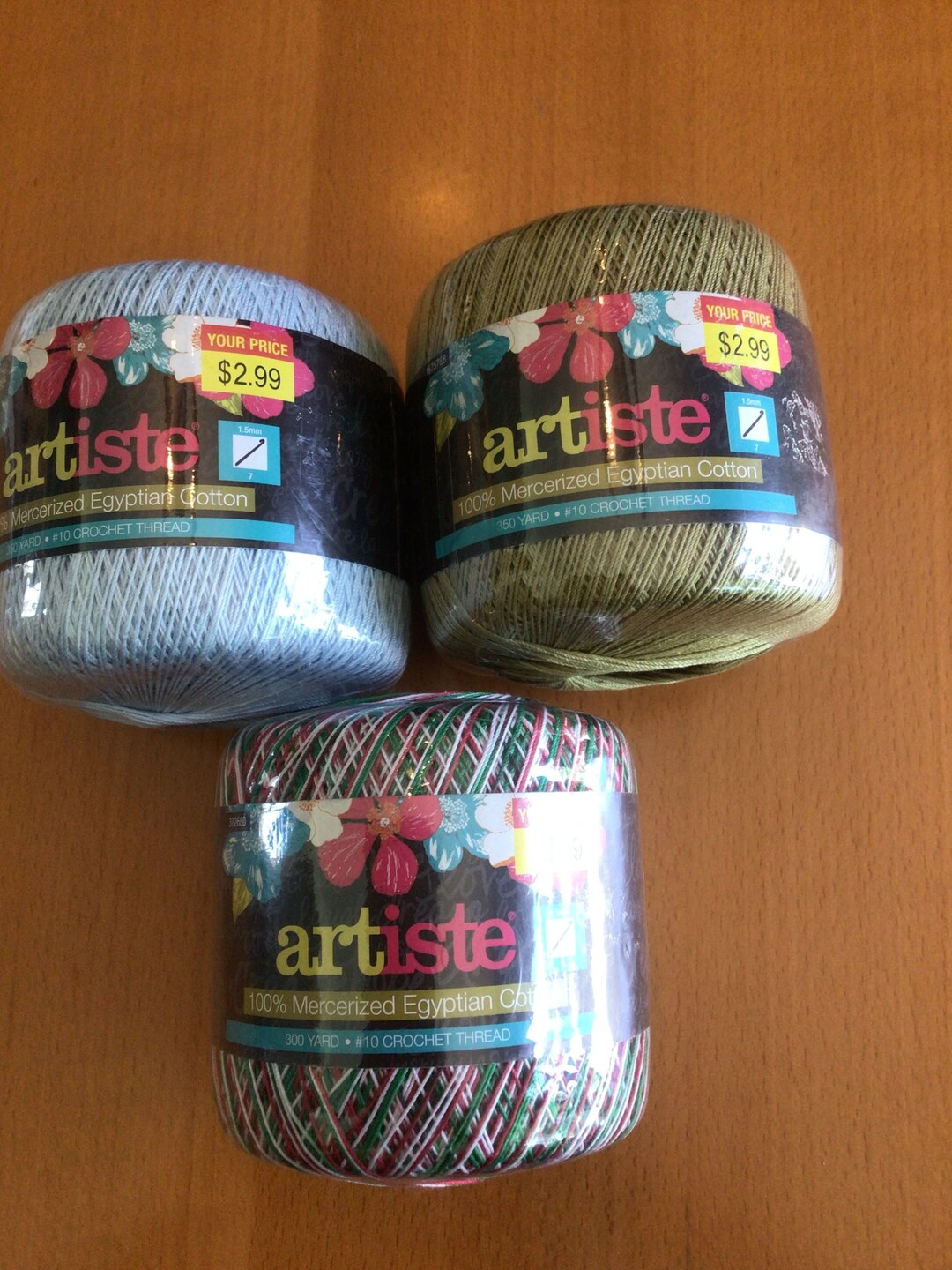Crochet Thread 10 by Artiste New and Unused Destash - Etsy