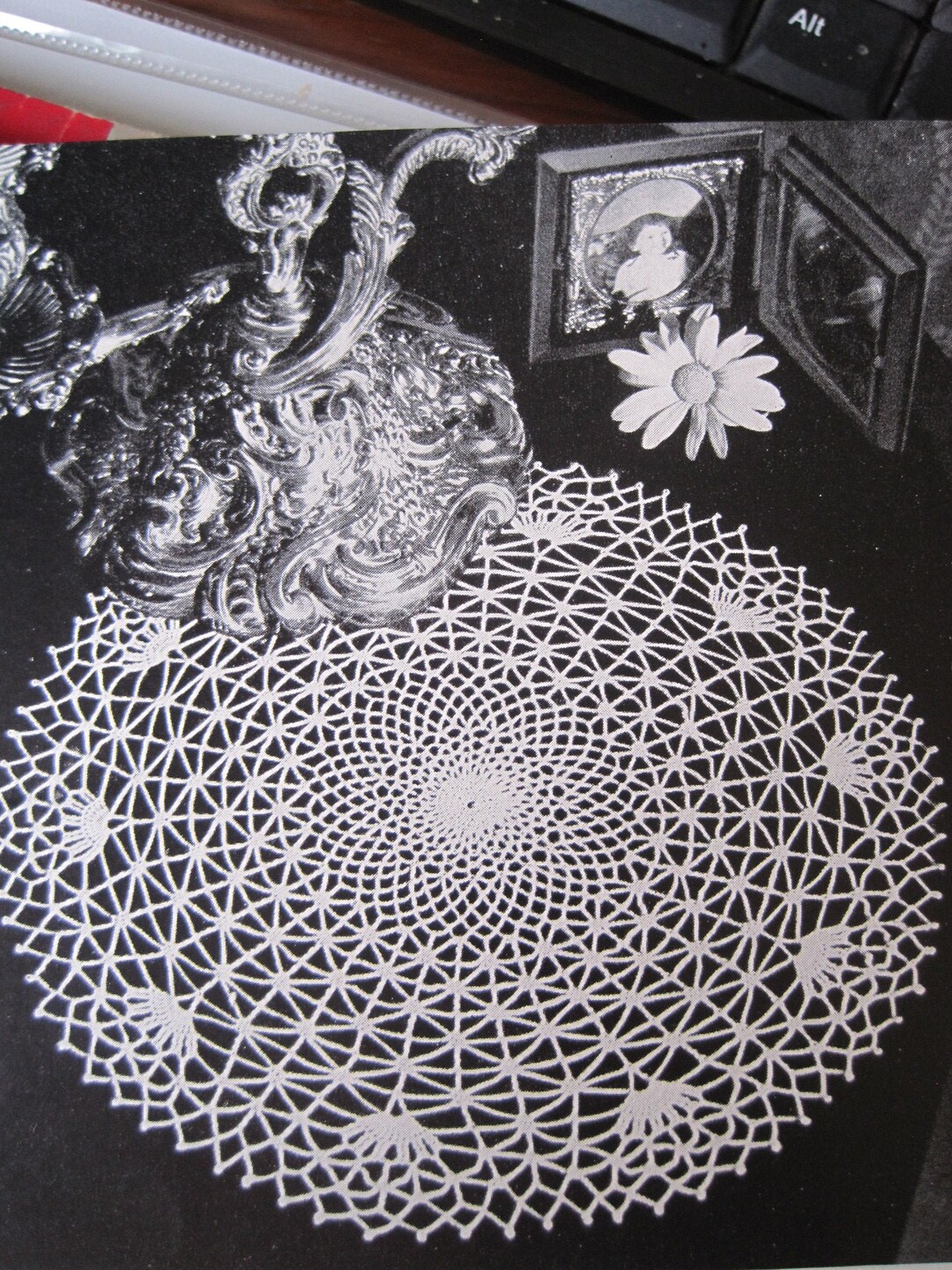 Crochet Pattern - Spider Web Doily - 11" to 15" - Vintage - Etsy