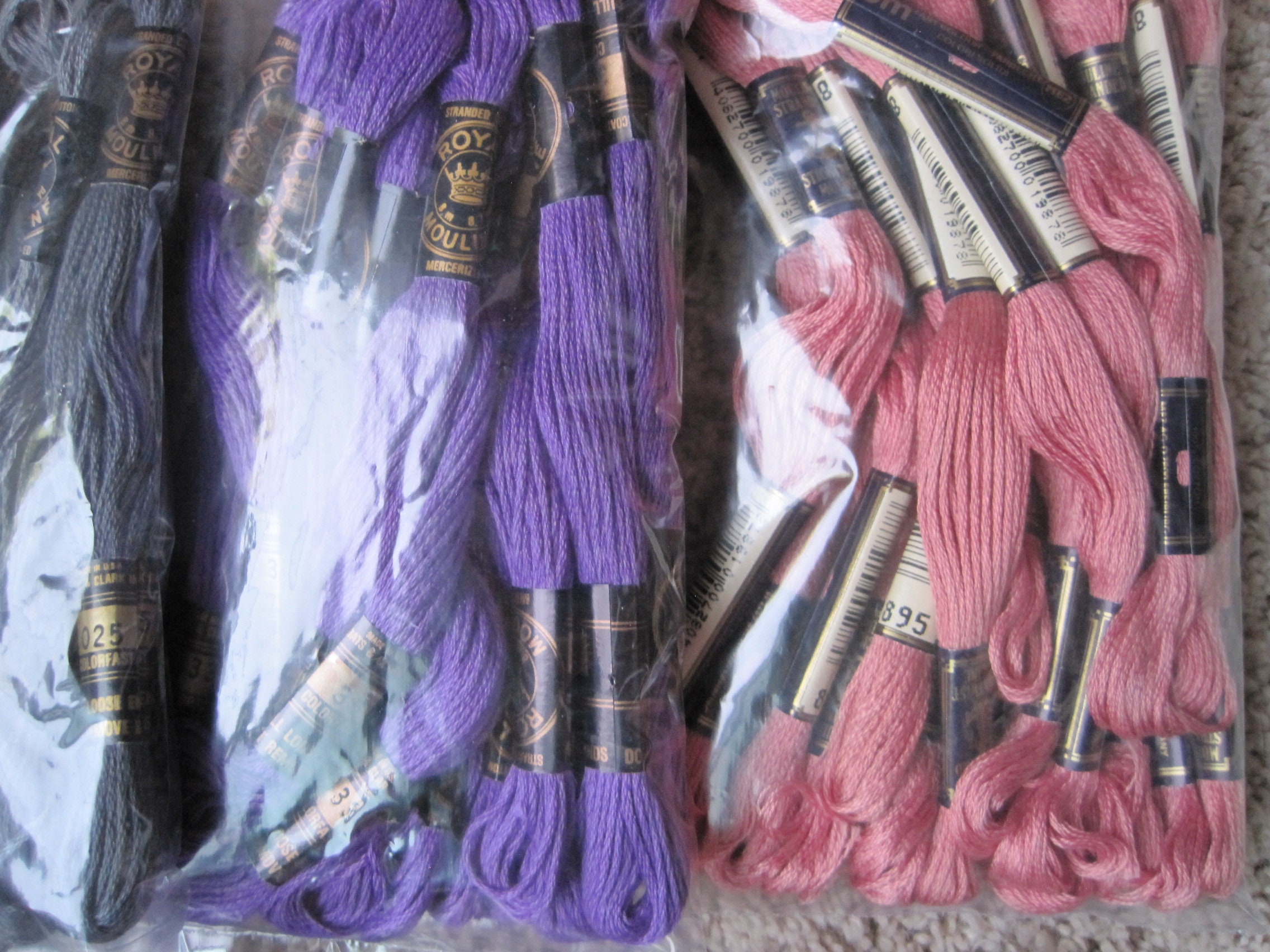 Lot of 160 Skeins All Purpose Thread Cross Stitch - Etsy