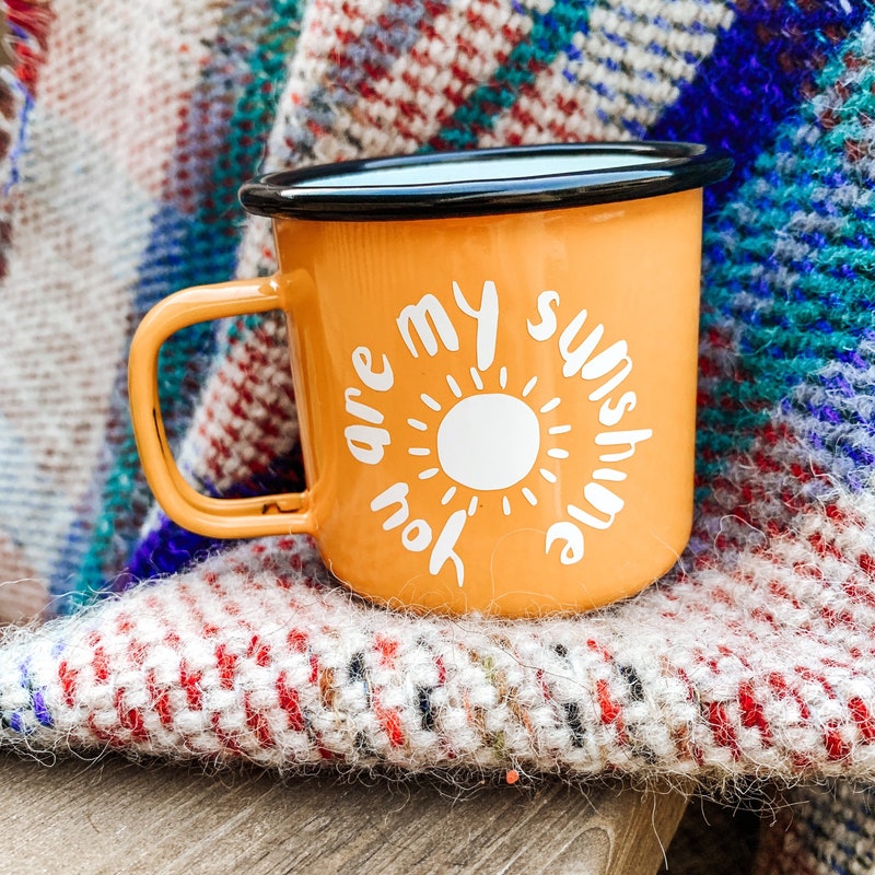 Yellow Cup of Sunshine Mug - Etsy UK