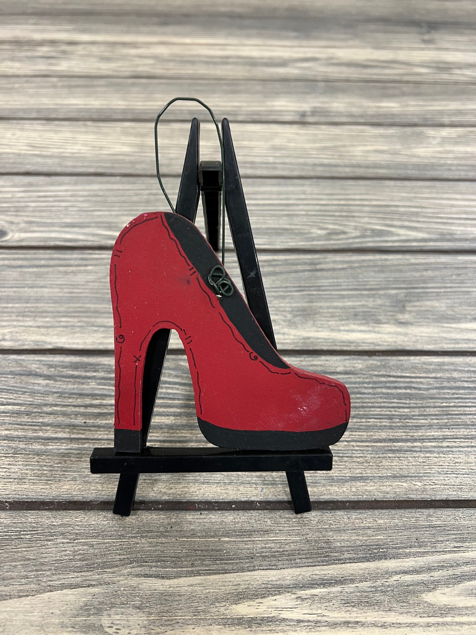 Fast Shipping Personalized Wooden High Heel Shoe Christmas Etsy