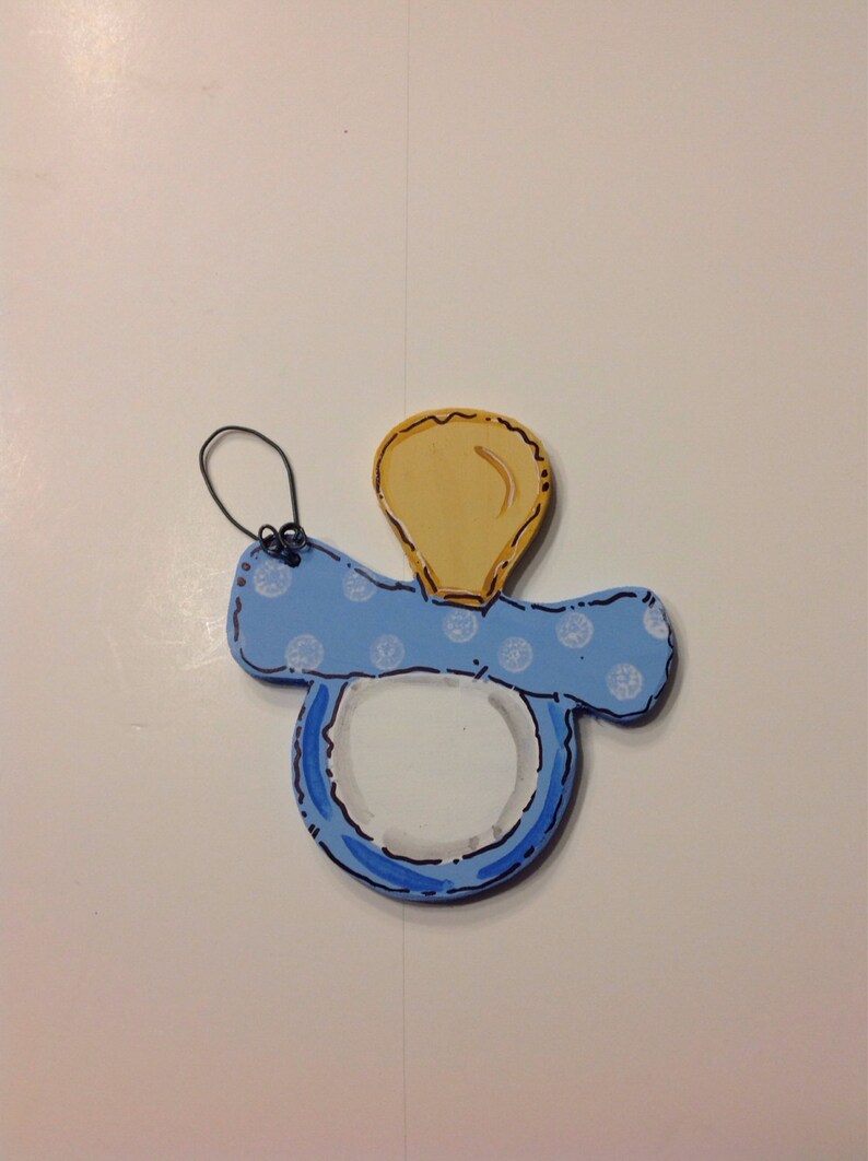 Personalized Hand Painted Wood Pacifier Paci Nub Binki Binky | Etsy