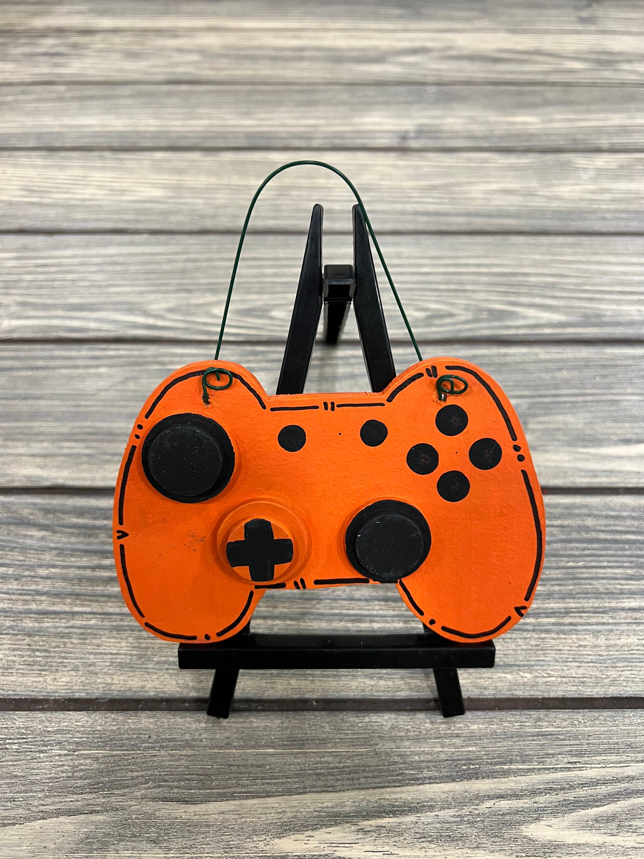 Personalized Wooden Video Game Controller Winter Tree Ornament - Etsy