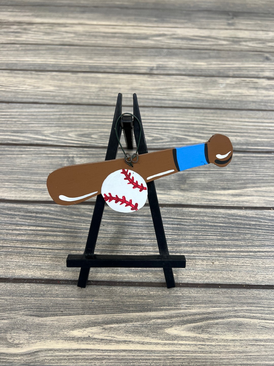 Fast Shipping - Personalized Wooden Baseball Bat & Ball Christmas ...