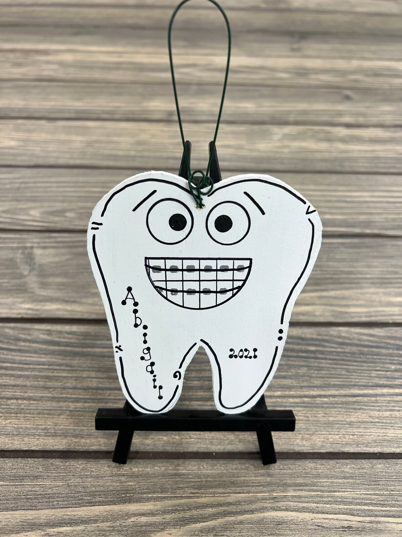 Dental Braces Orthodontist Personalized Christmas Tree - Etsy