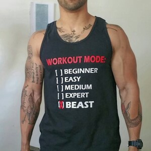 Beast Workout Mode Beast Mode Workout T-shirt - Etsy