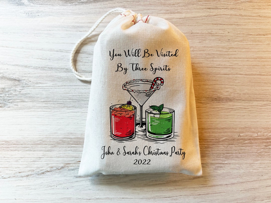 Christmas Party Favor Bag - Christmas Carol - Scrooge - Holiday Party ...