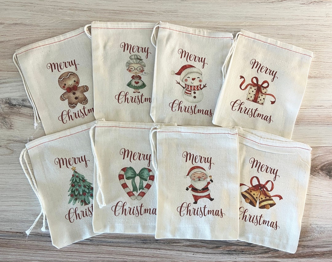 Merry Christmas Holiday Bags. Christmas Gift Wrapping Christmas Bags ...