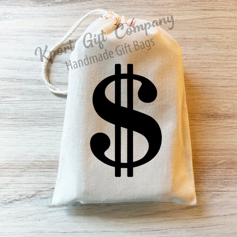 Drawstring Bag Money - Etsy
