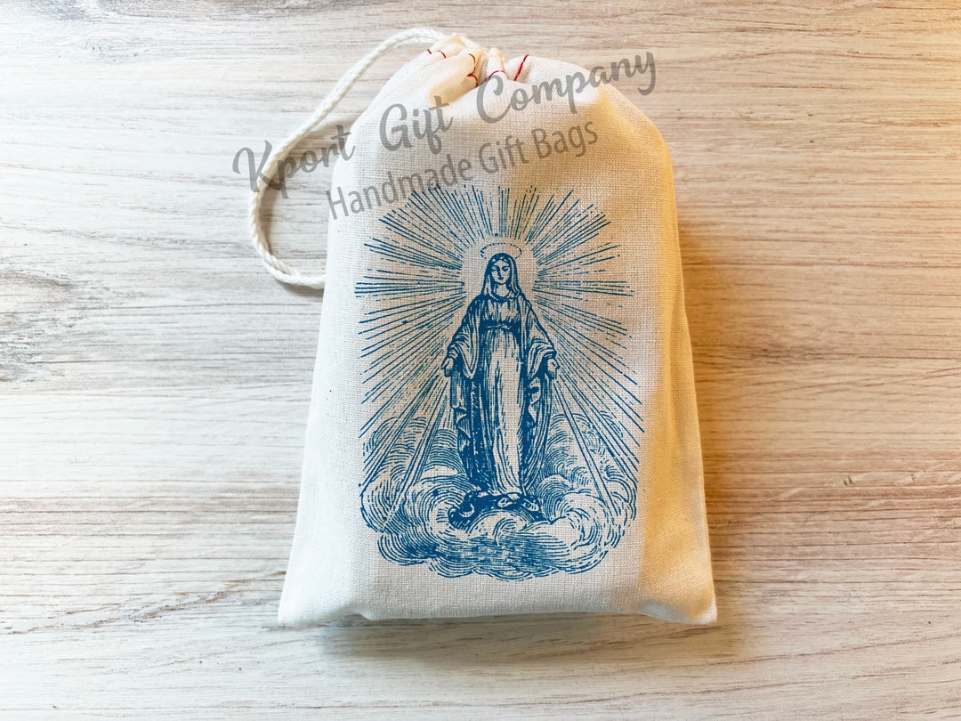 Virgin Mary Rosary Bag - Catholic Prayer Bag - Personalized - Custom ...